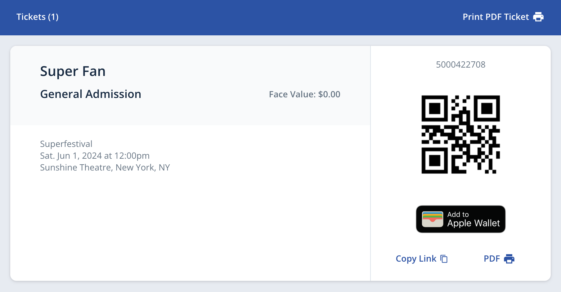How do I view and print my tickets?