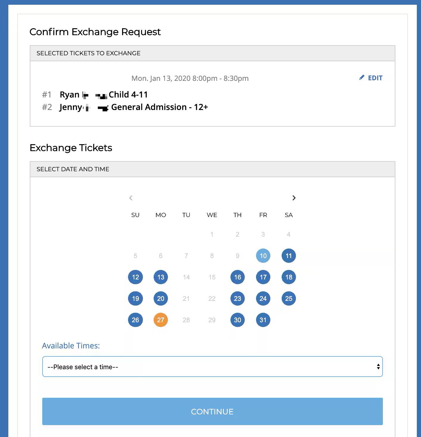 Self-Service Exchanges: Step-by-Step